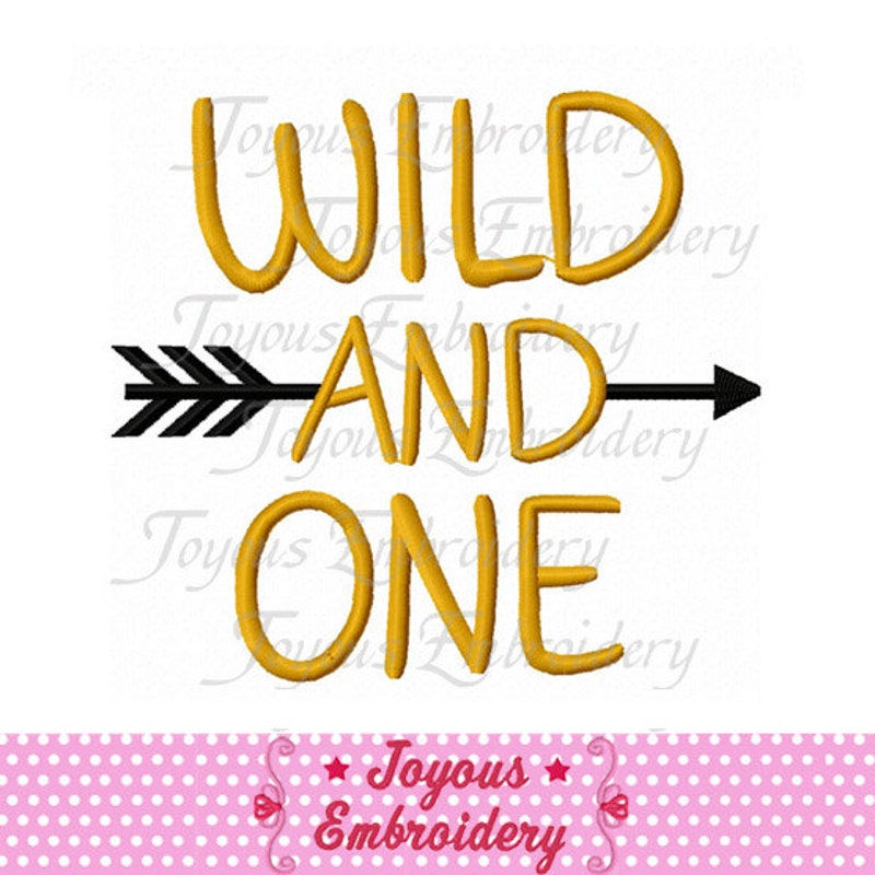Wild One Embroidery - Etsy