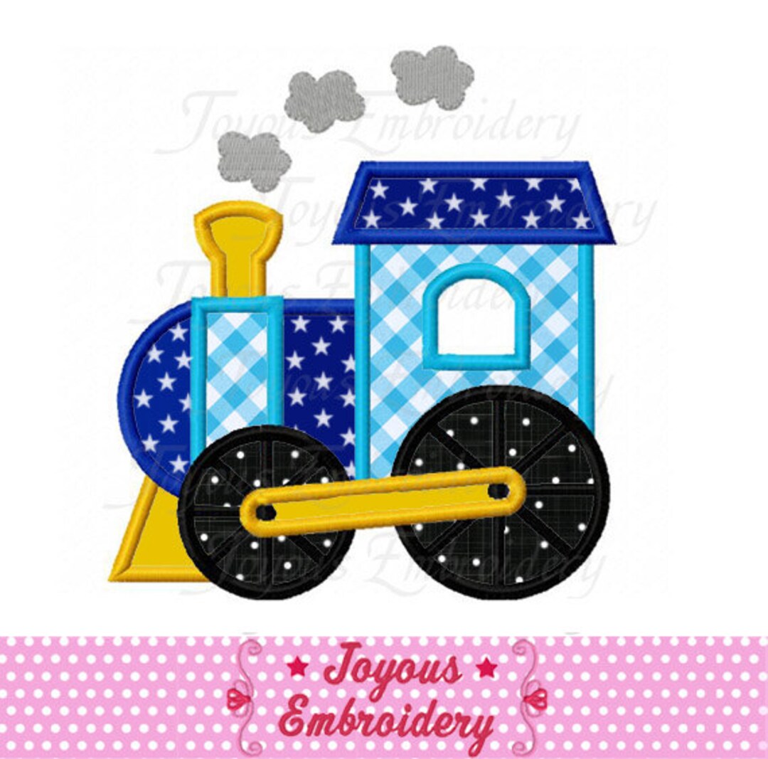 Train Applique,train Embroidery Design, Machine Embroidery File NO:1923 ...