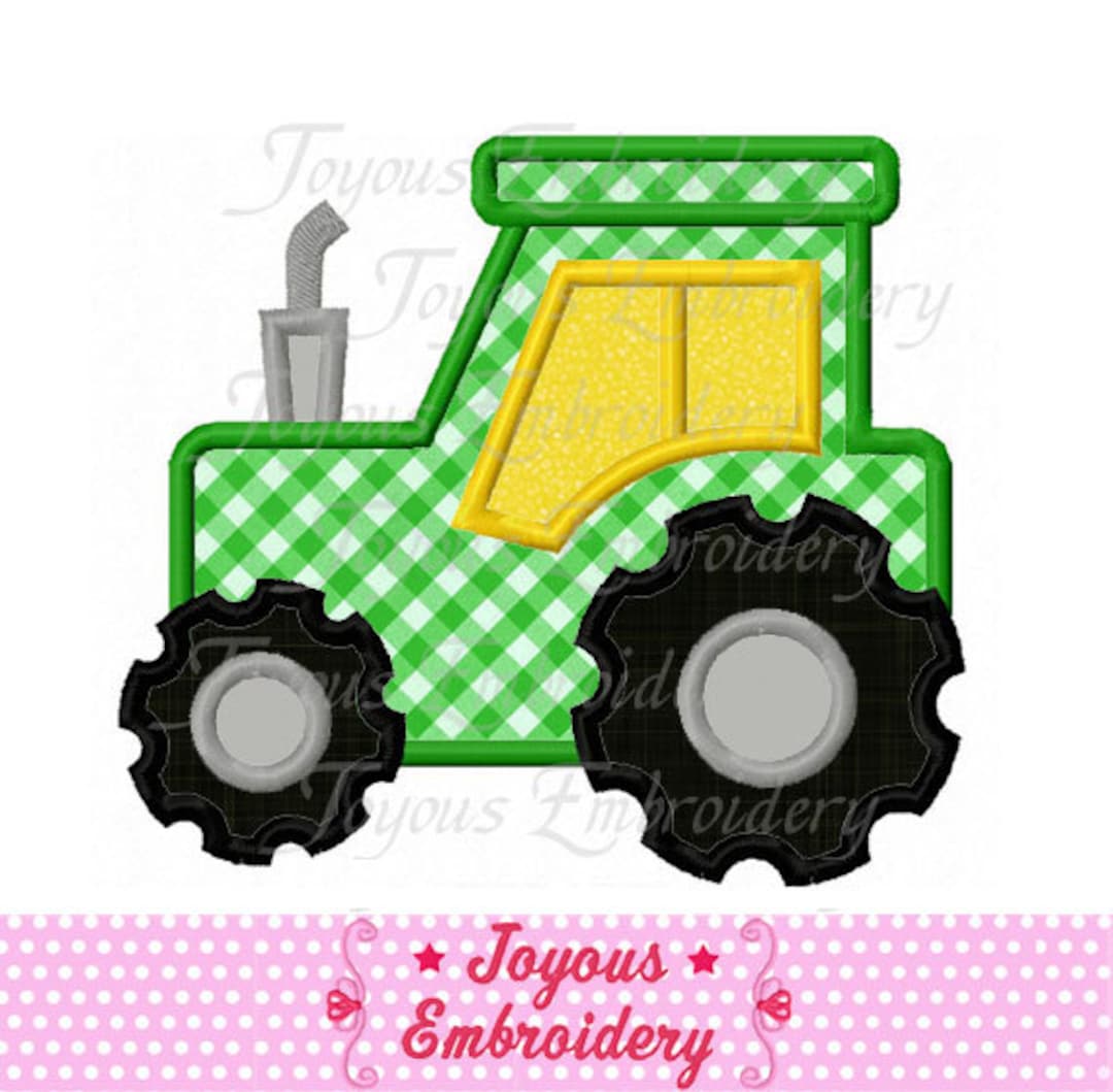 Instant Download Tractor Applique Machine Embroidery Design NO:1727 - Etsy
