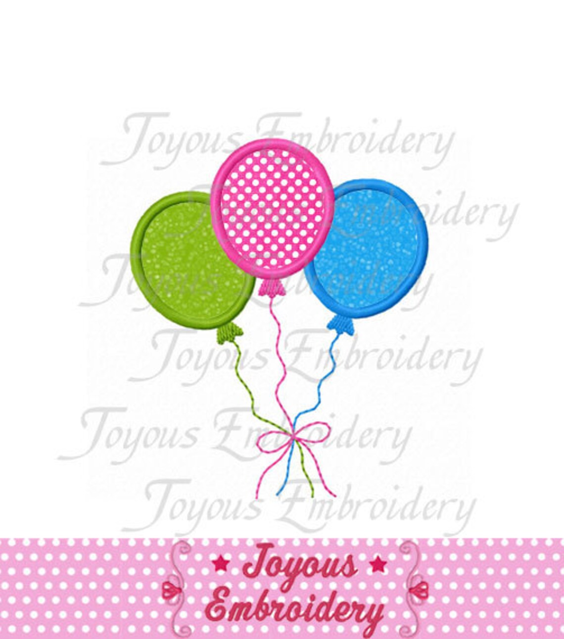 Instant Download Balloons Applique Machine Embroidery Design - Etsy