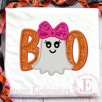 BOO Embroidery Design, Halloween Boo Machine Embroidery Design, BOO ...