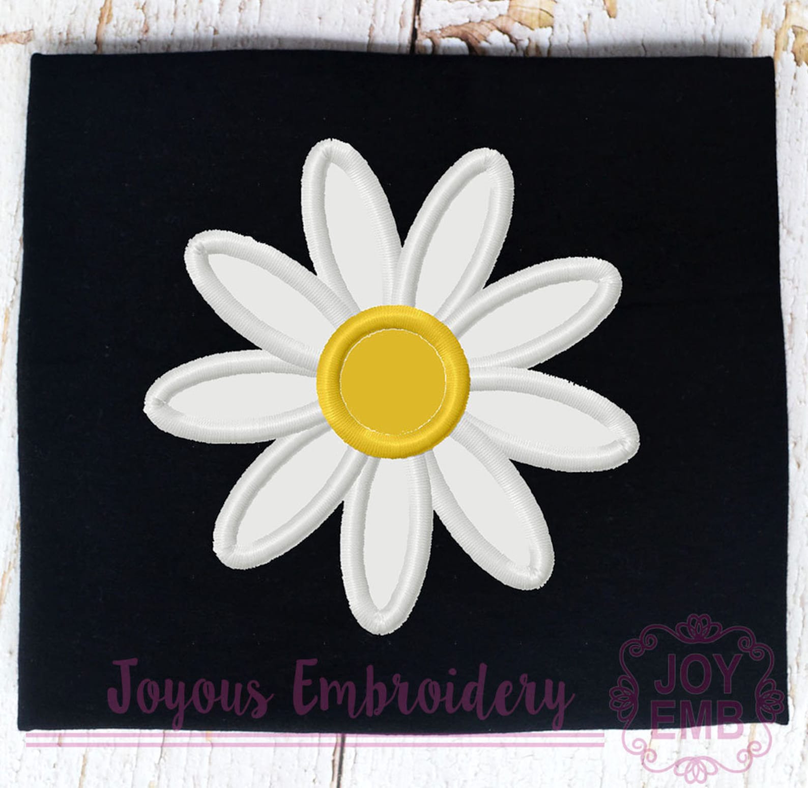 Daisy Embroidery File,daisy Applique,machine Embroidery Design ...
