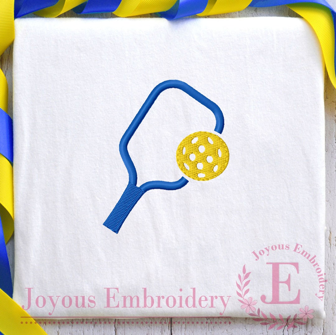 Pickleball Embroidery Design,towel Embroidery Design,hat Embroidery ...