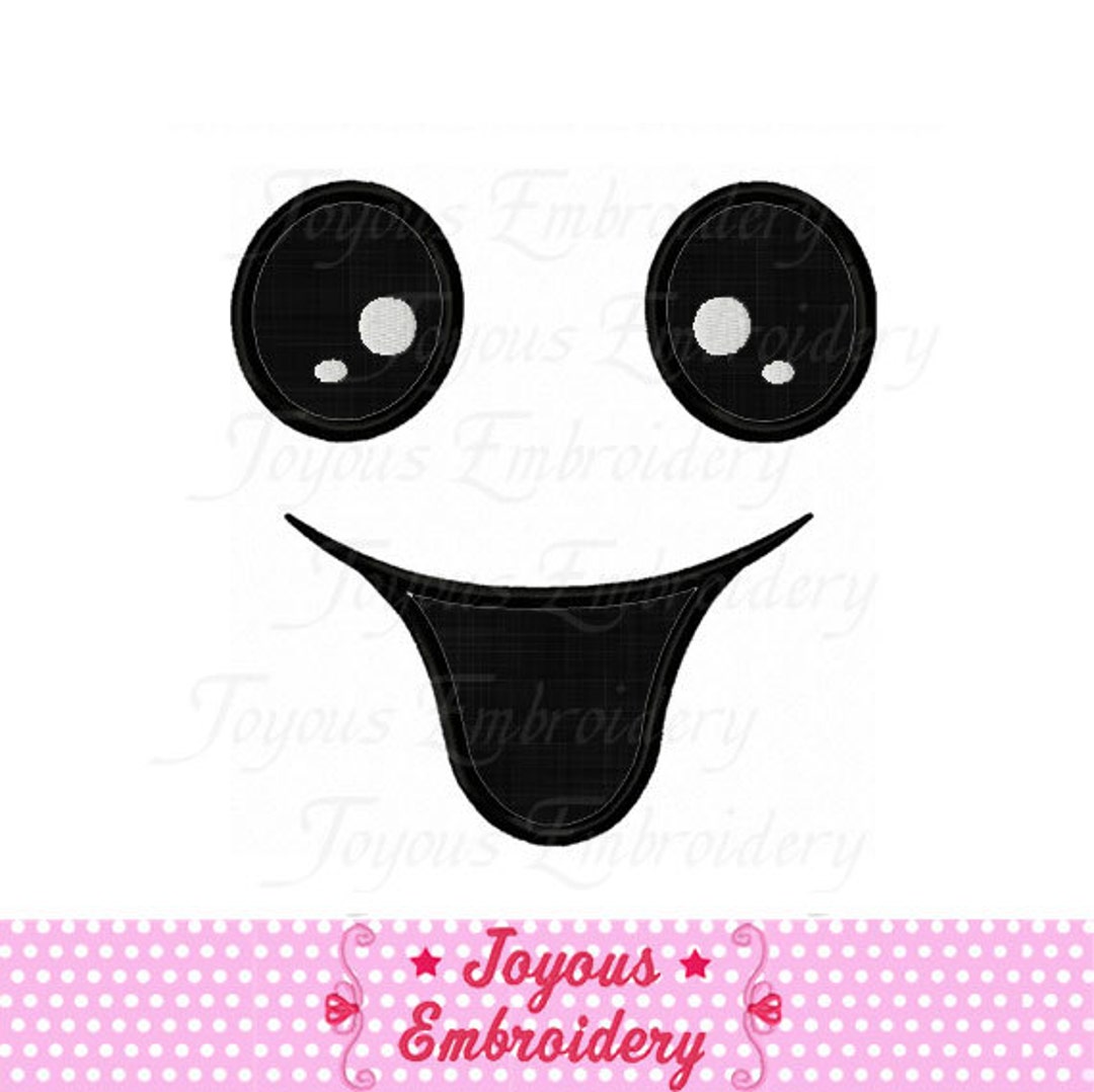 Instant Download Halloween Ghost Face Applique Machine Embroidery ...