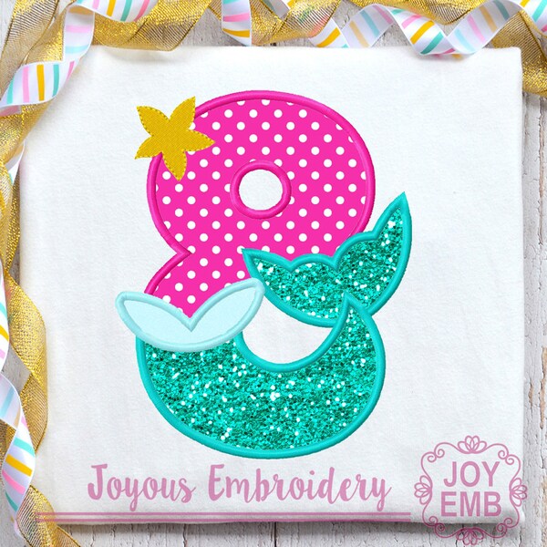 Mermaid Applique - Etsy