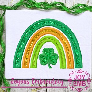 St Patricks Day Applique,st Patricks Day Embroidery,rainbow Applique ...