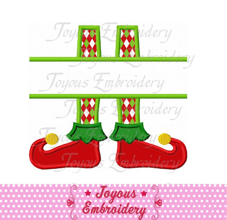 Instant Download Christmas Elf Boots Applique Machine - Etsy