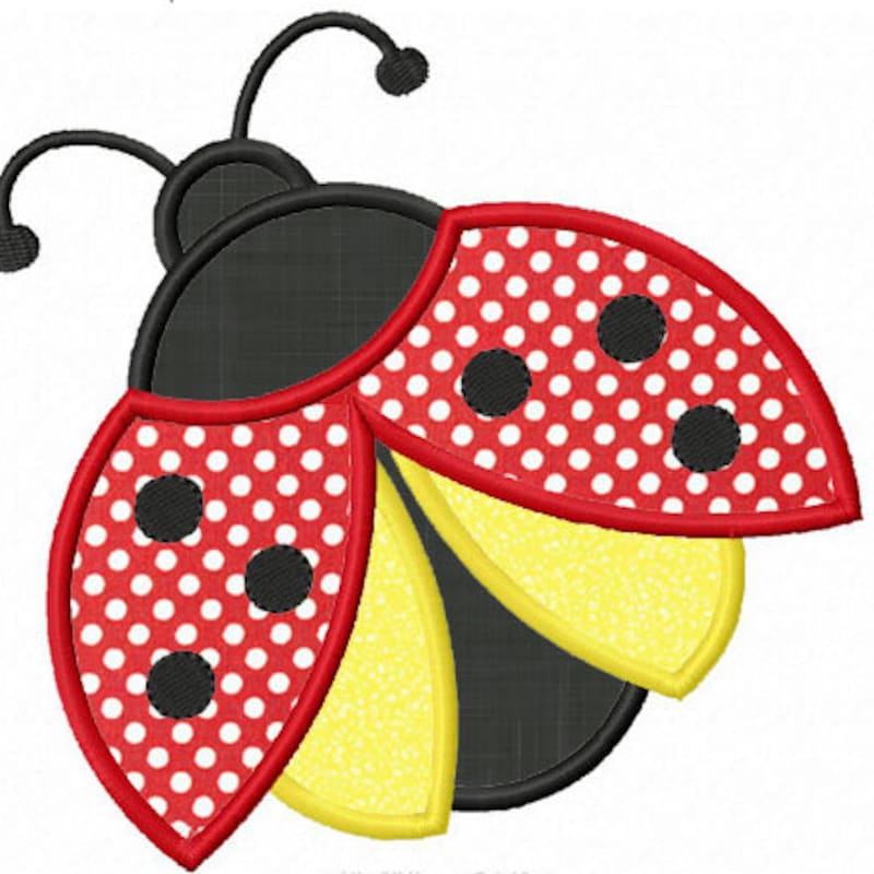 Ladybug Applique - Etsy