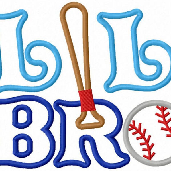 Little Brother Machine Embroidery Design - Etsy