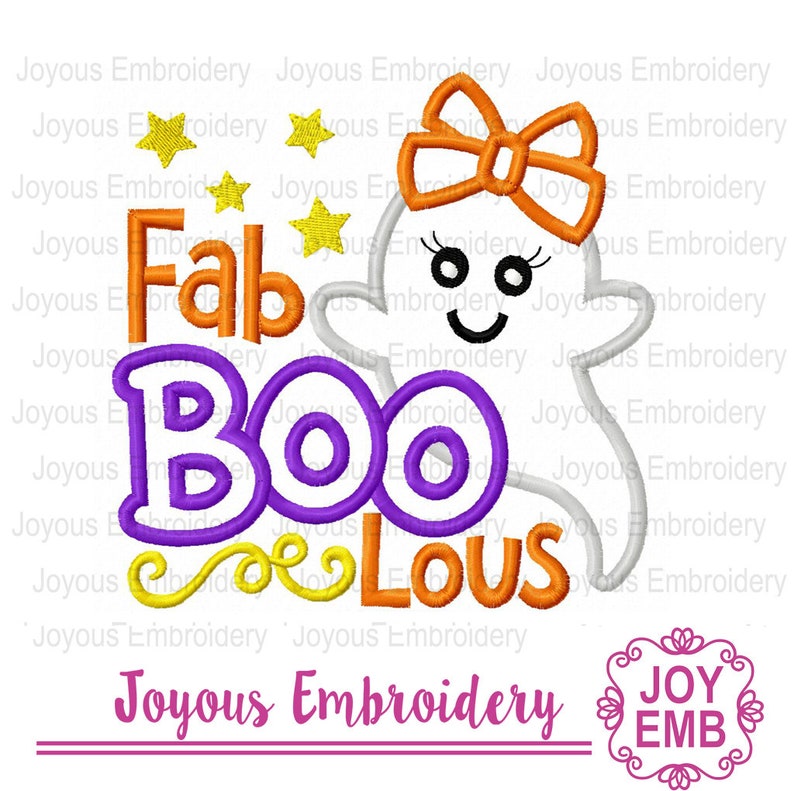 Fab BOO Lous Applique,ghost Applique,halloween Embroidery,halloween ...
