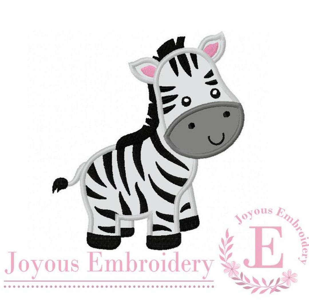Zebra Embroidery Design,zebra Applique Embroidery,jungle Animal Machine ...