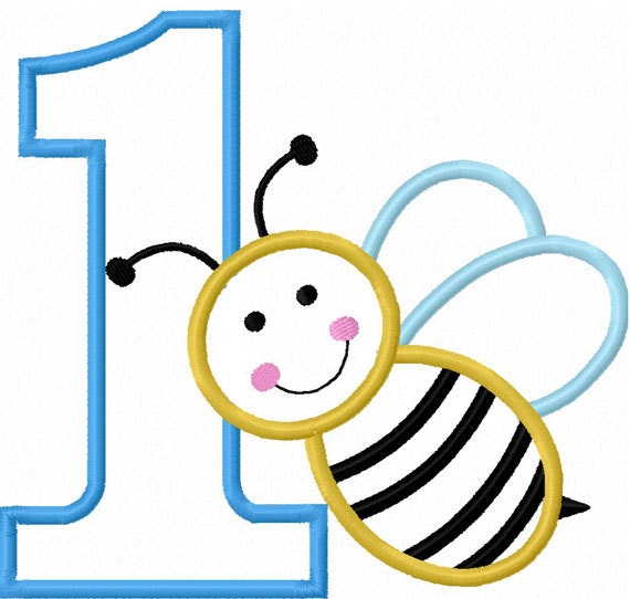 Instant Download Bee Numbers 1-9 Applique Machine Embroidery - Etsy Israel