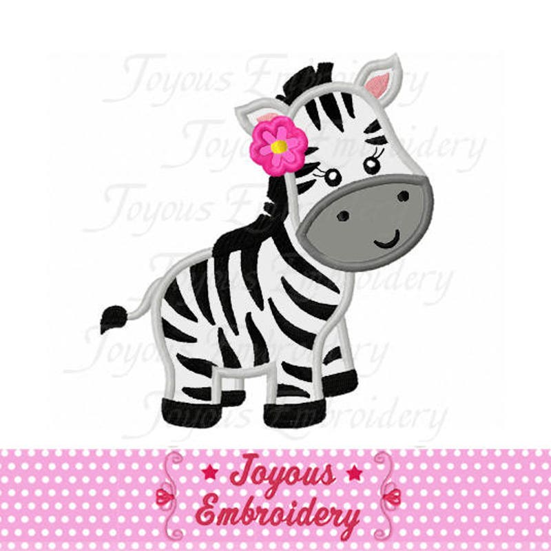 Zebra Applique - Etsy