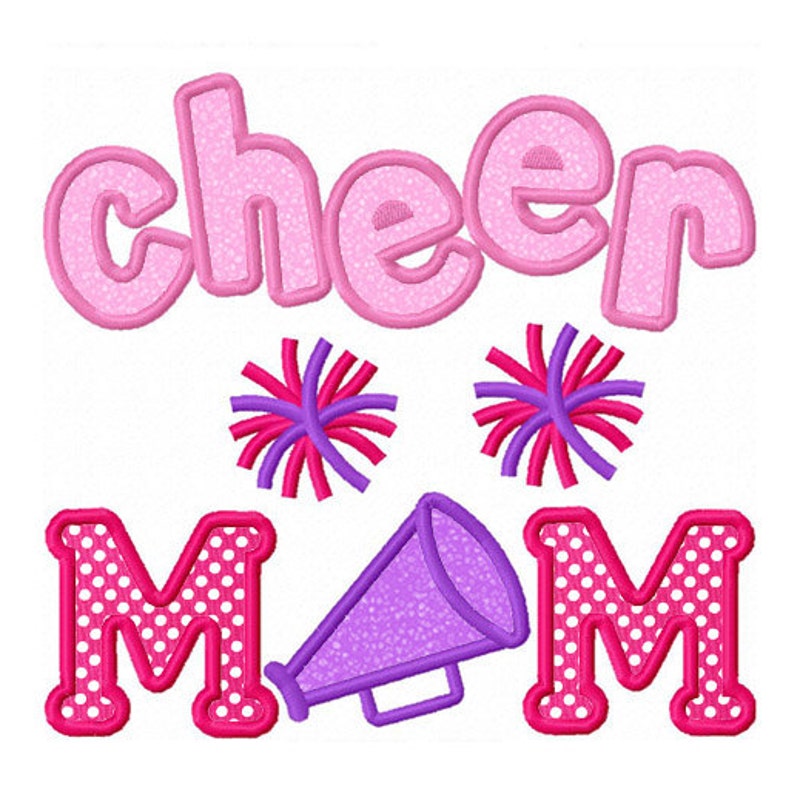 Cheerleader Applique - Etsy