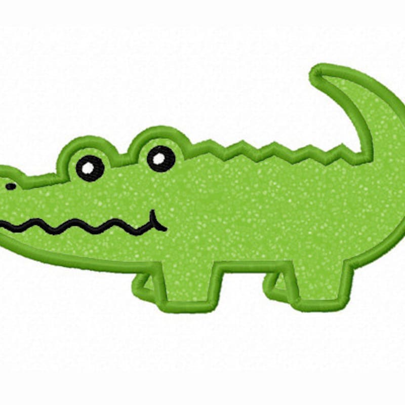 Alligator Applique - Etsy