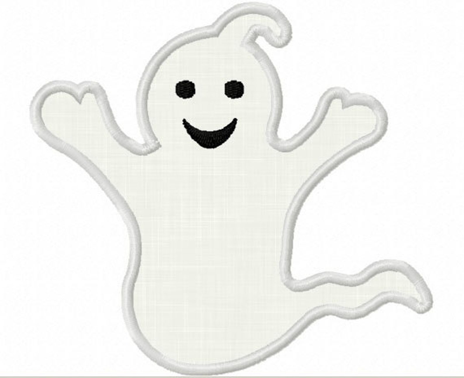 Instant Download Halloween Ghost Applique Machine Embroidery - Etsy