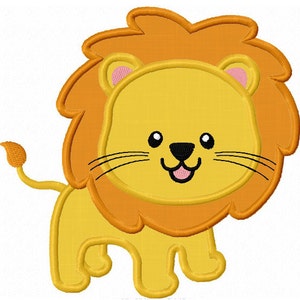 Lion Applique - Etsy