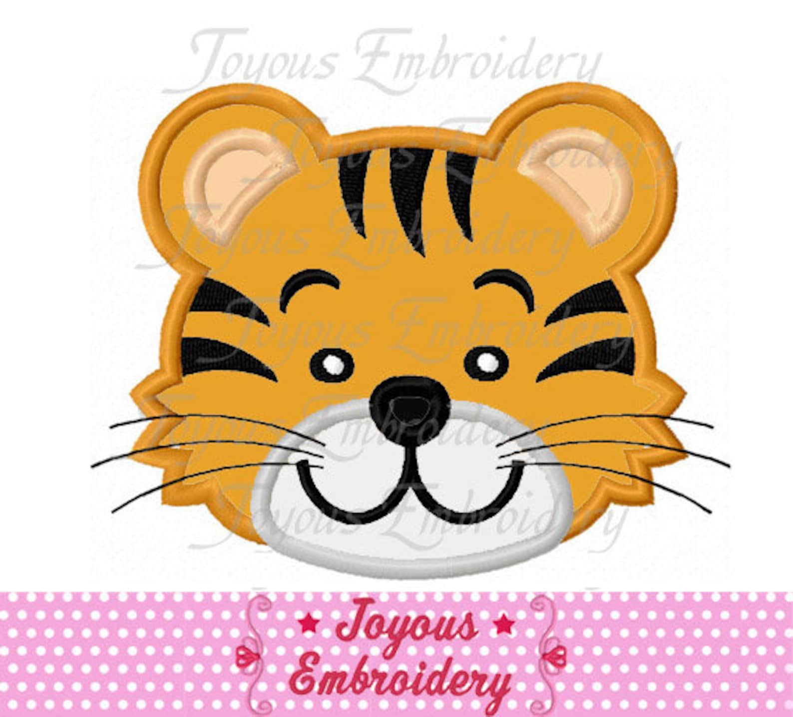 Instant Download Tiger Applique Embroidery Design NO:2552 - Etsy