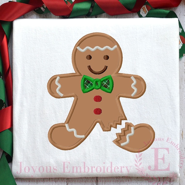 Gingerbread Applique - Etsy