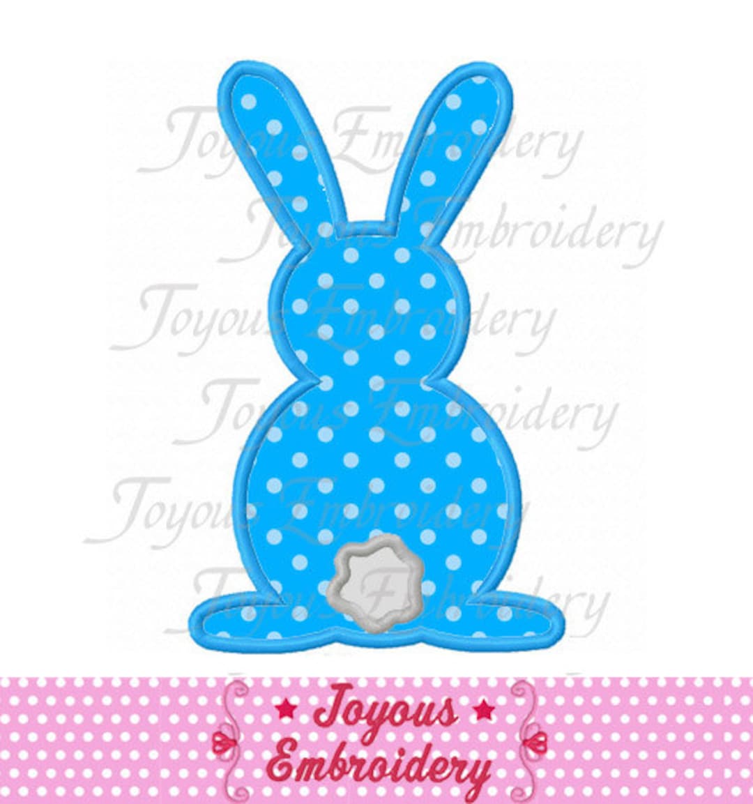 Easter Bunny Applique Embroidery,bunny Machine Embroidery,easter ...