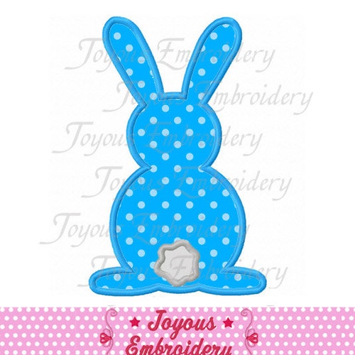 Easter Bunny Girl Applique Machine Embroidery Design Baby Bow - Etsy