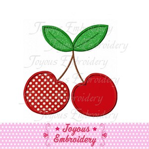 Cherry Applique Embroidery Design,cute Cherry Machine Embroidery File ...