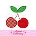 Cherry Applique Embroidery Design,cherry Embroidery Design,fruit ...