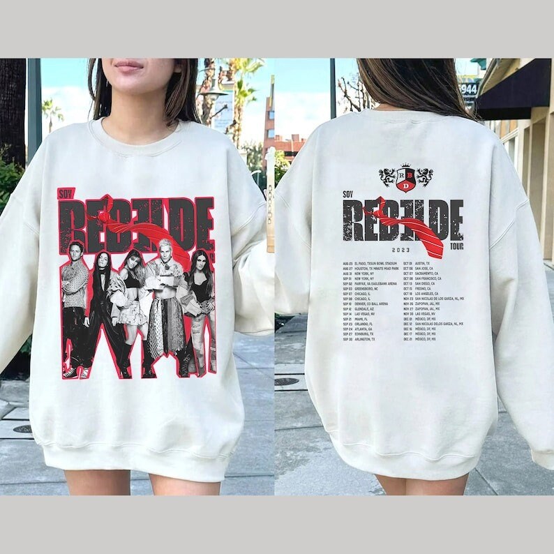 Camisa RBD Touring de 2 lados sudadera Rbd Fans camiseta con - Etsy España