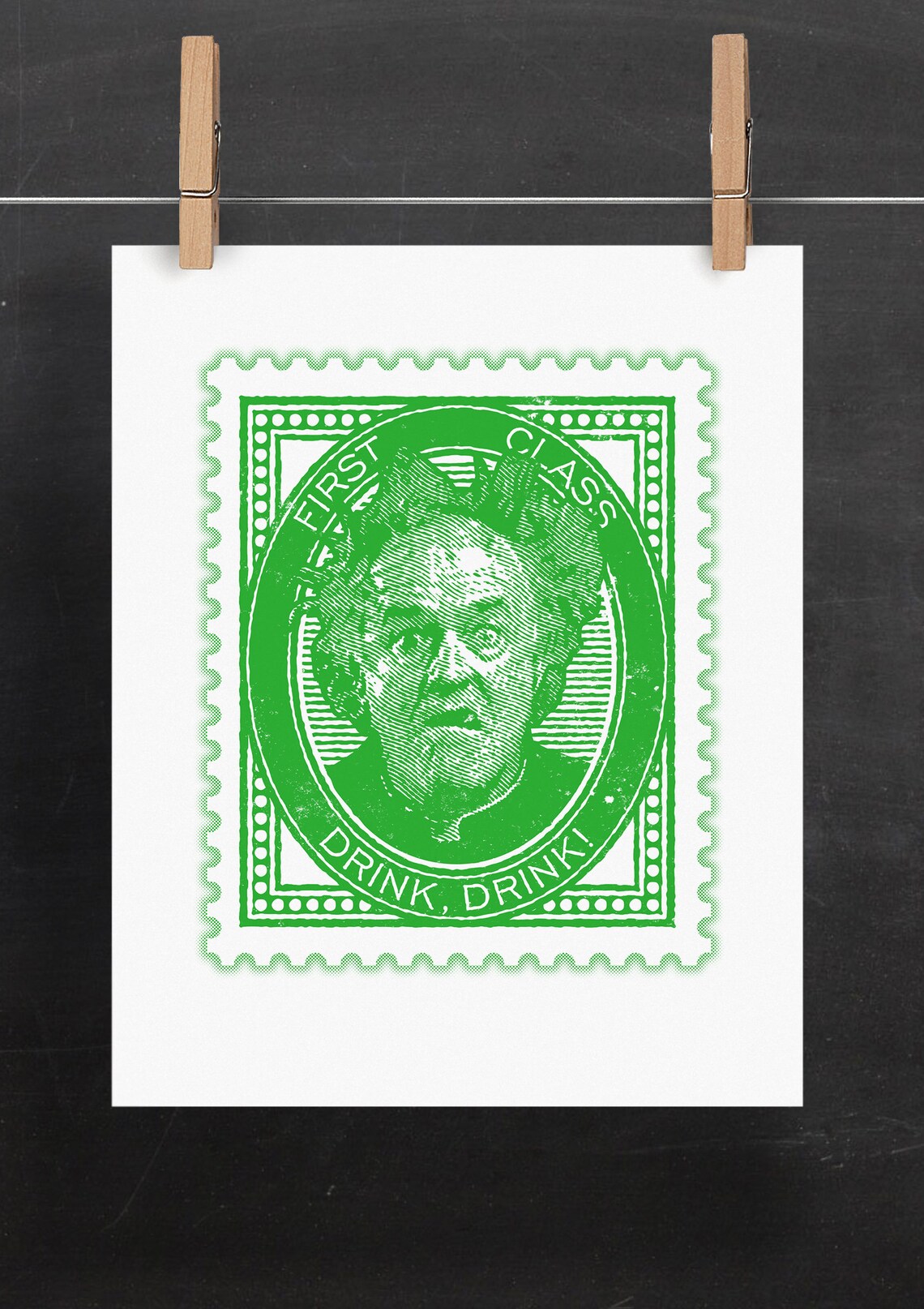 Father Ted Print Father Jack Stamp Print Father Jack Art - Etsy