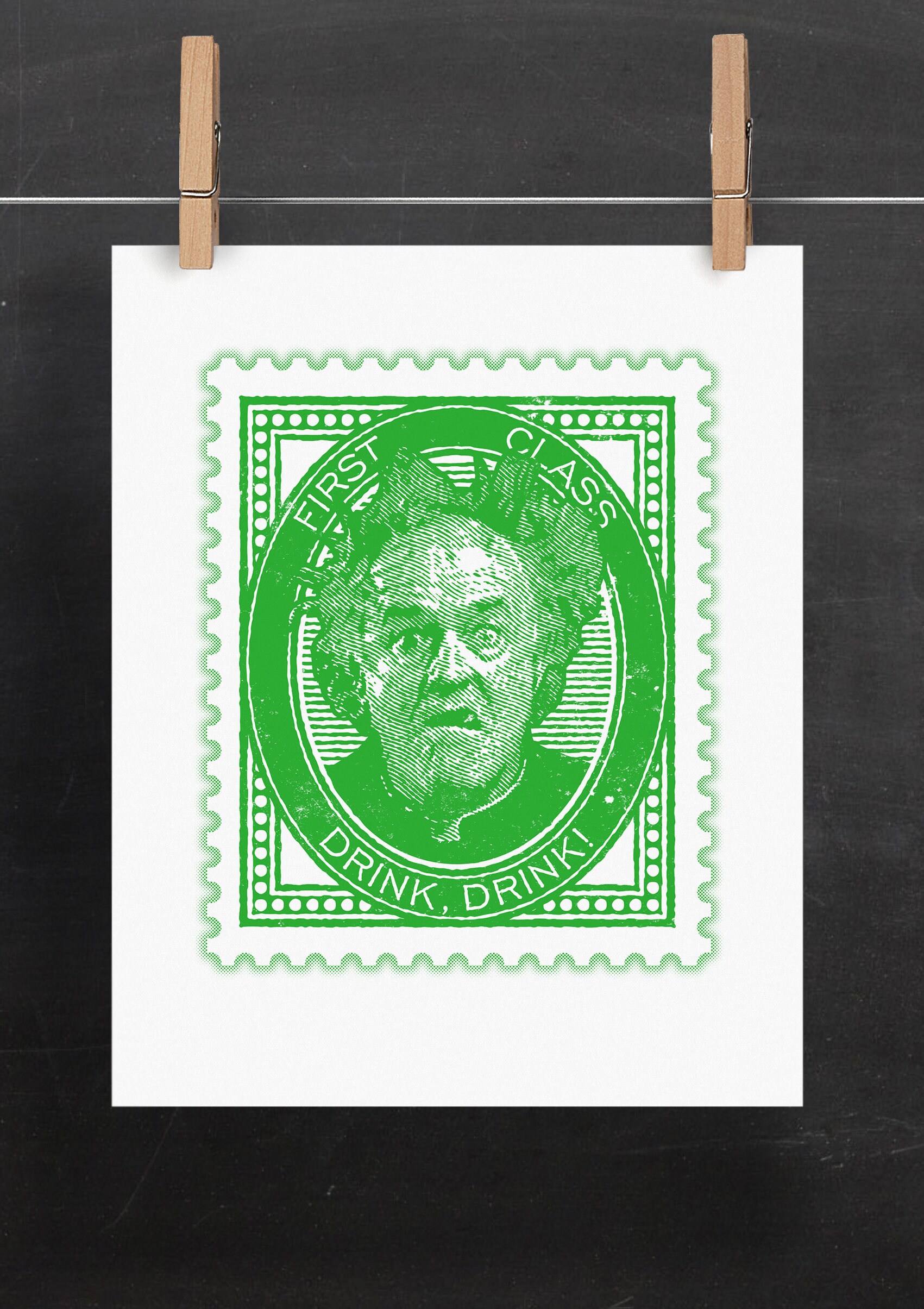 Father Ted Print Father Jack Stamp Print Father Jack Art - Etsy