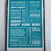The Fast Show Typographic Print, Suit You Sir Print, the Fast Show ...