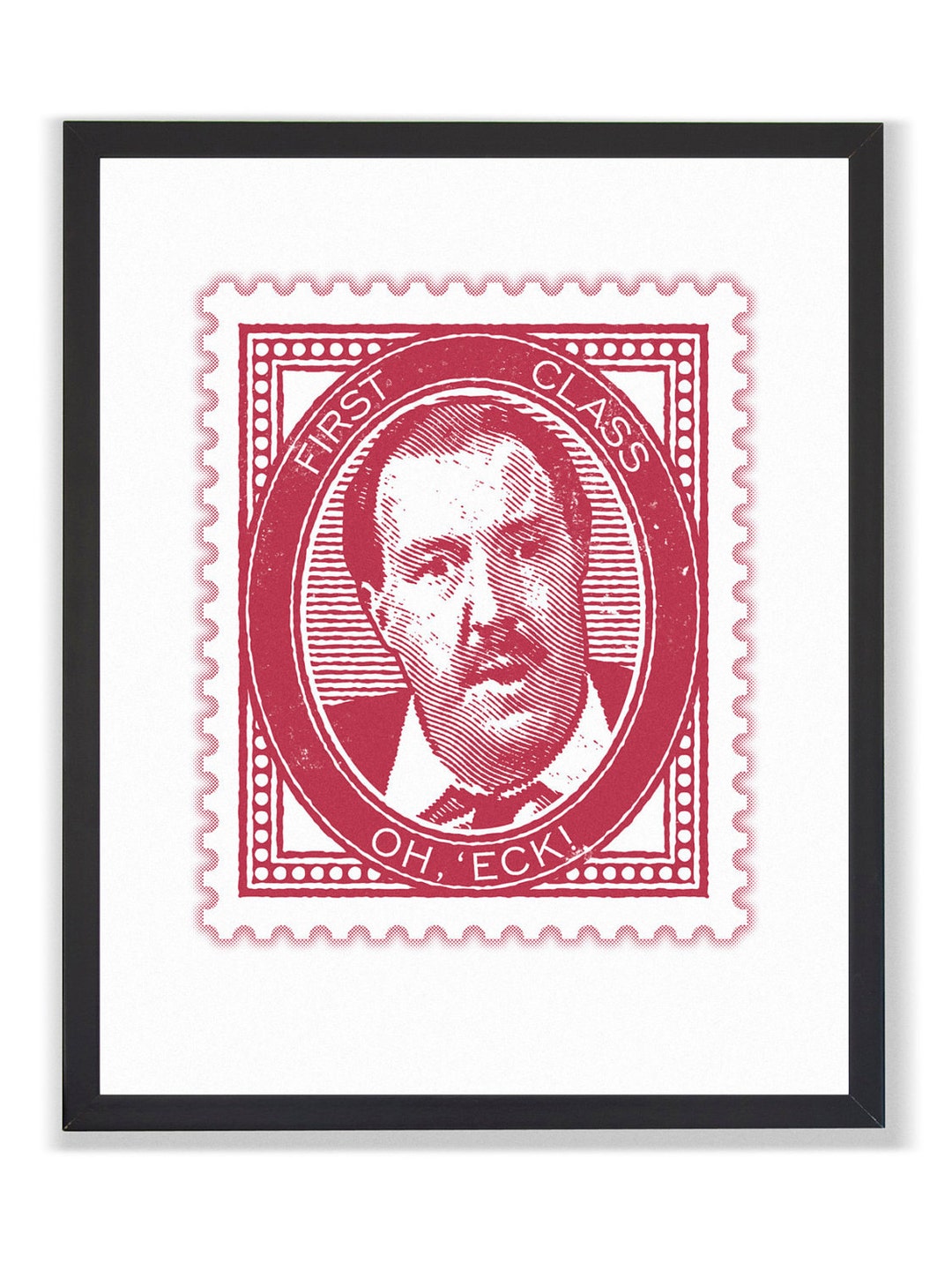 Allo Allo Print, Rene Stamp Print, TV Quote Print, Classic British ...