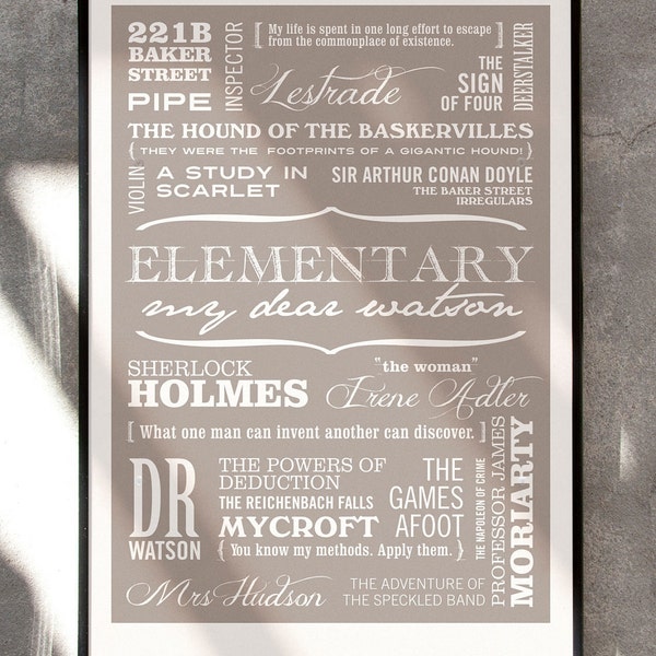 My Dear Watson - Etsy