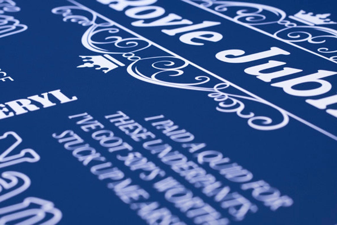 Royle Family Typographic Print, British Sitcom, TV Quote Print, the ...