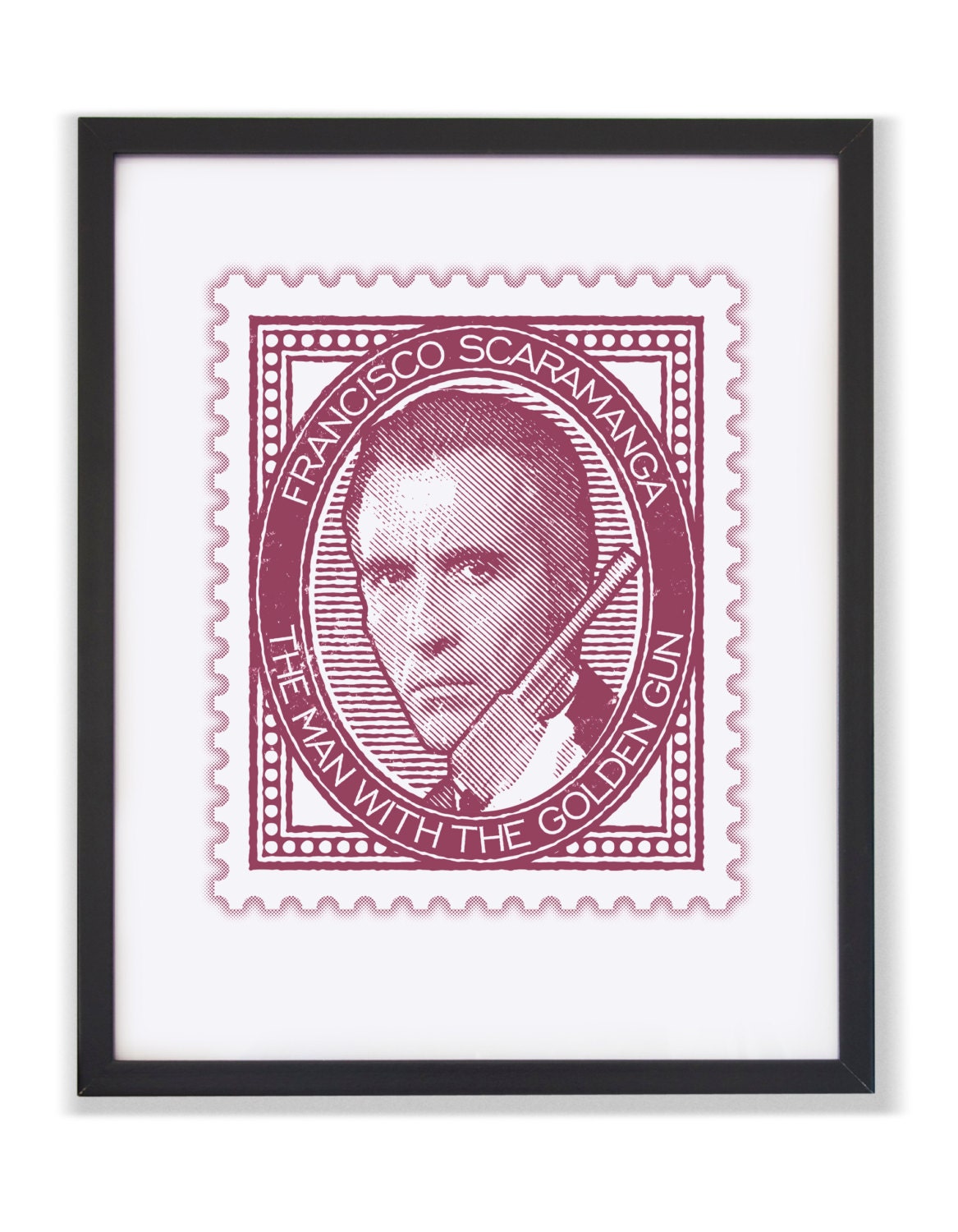 James Bond Print Scaramanga Art Bond Baddie Poster Bond - Etsy