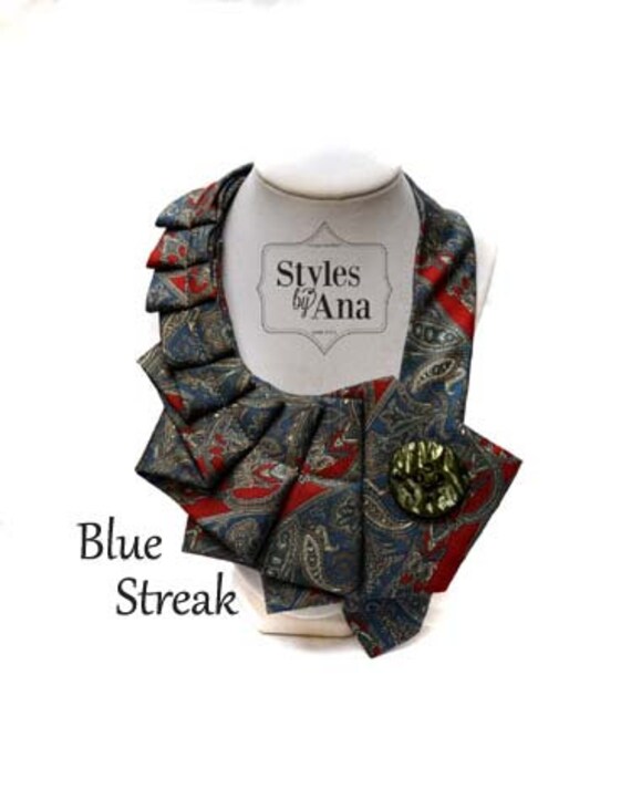 Necktie Necklace Unique Finds Statement Necklace Collar | Etsy