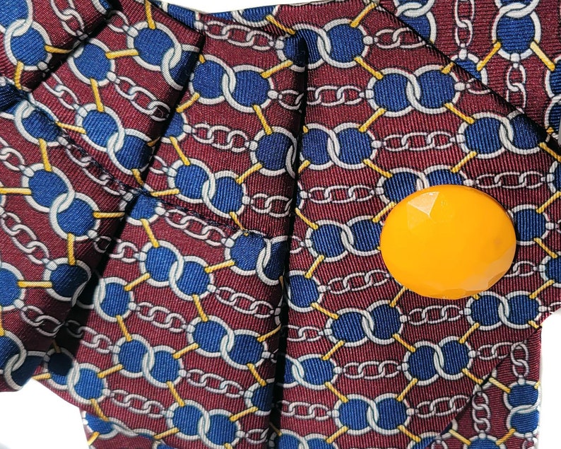 Unique Necktie Artnecktie Necklacenecktie Scarfrepurposed - Etsy