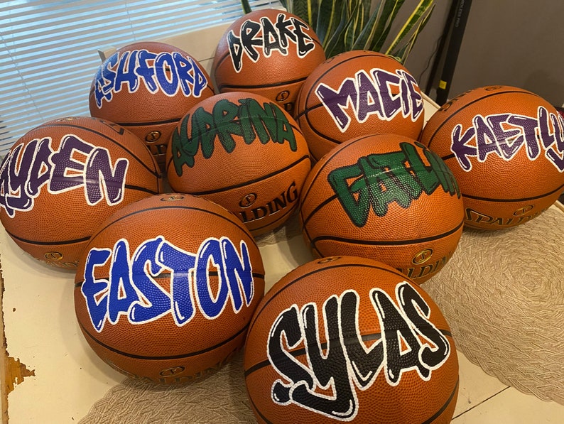 Custom Basketball - Etsy