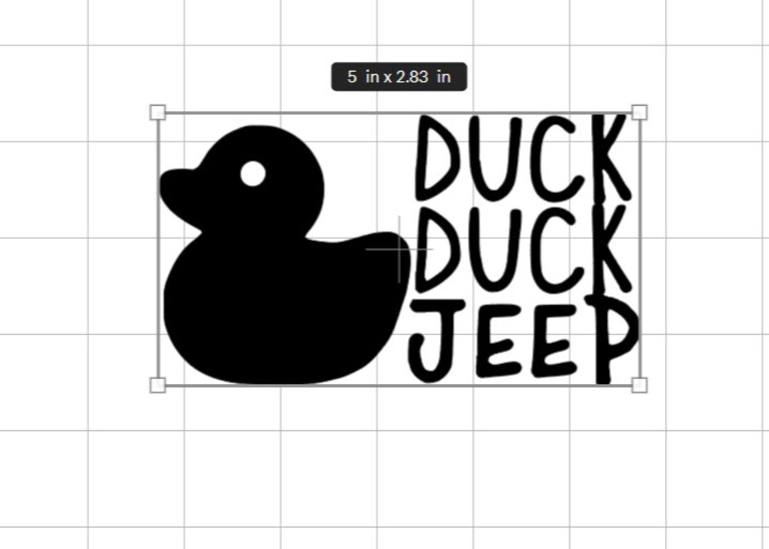 Duck Duck JEEP Ducky Decal - Etsy