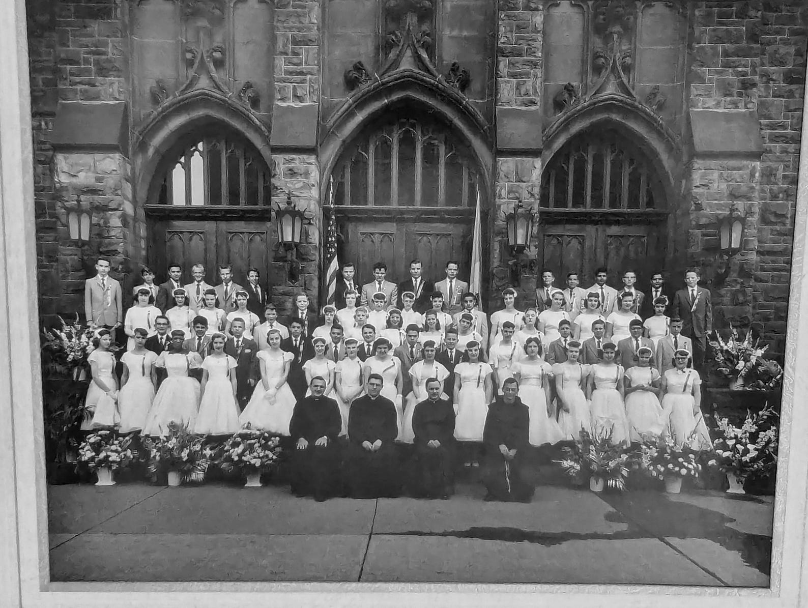 Vintage Catholic School Graduation Picture Boys & Girls Nuns and ...