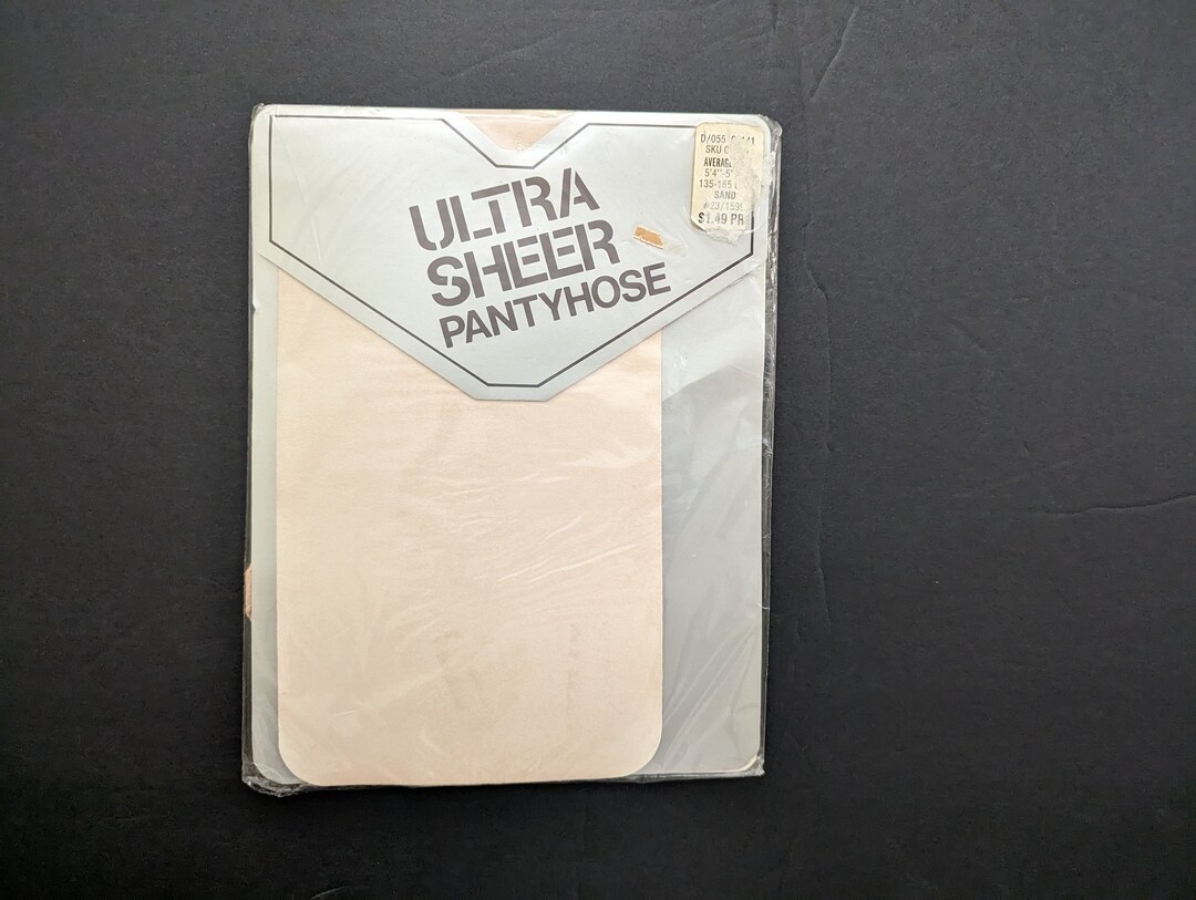 Vintage Woolworths Pantyhose Sand Beige Ultra Sheer Hosiery Nylon ...