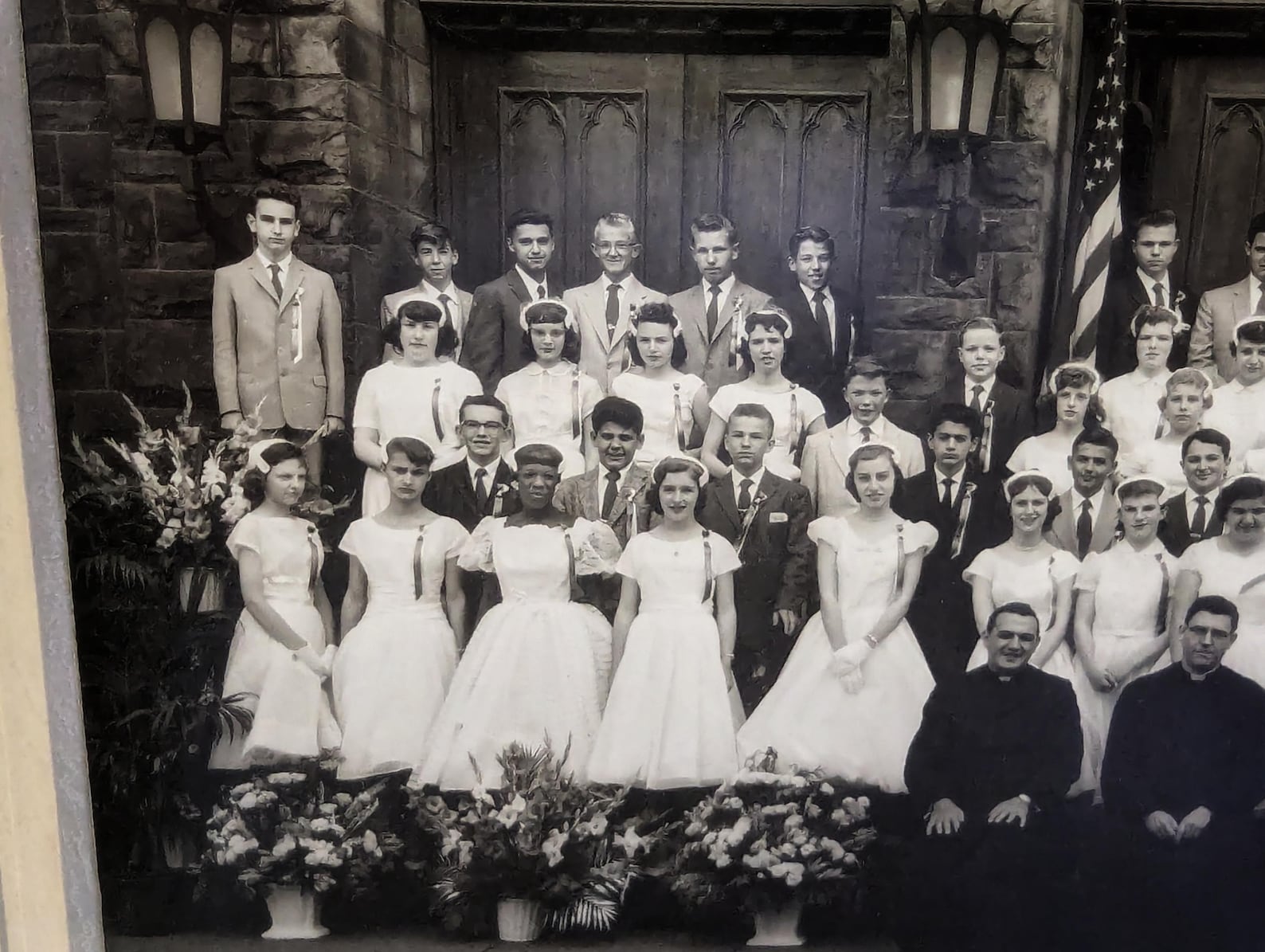 Vintage Catholic School Graduation Picture Boys & Girls Nuns and ...