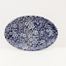 Vintage English Calico Dish Blue & White Floral Ceramic Oval Plate 8 ...