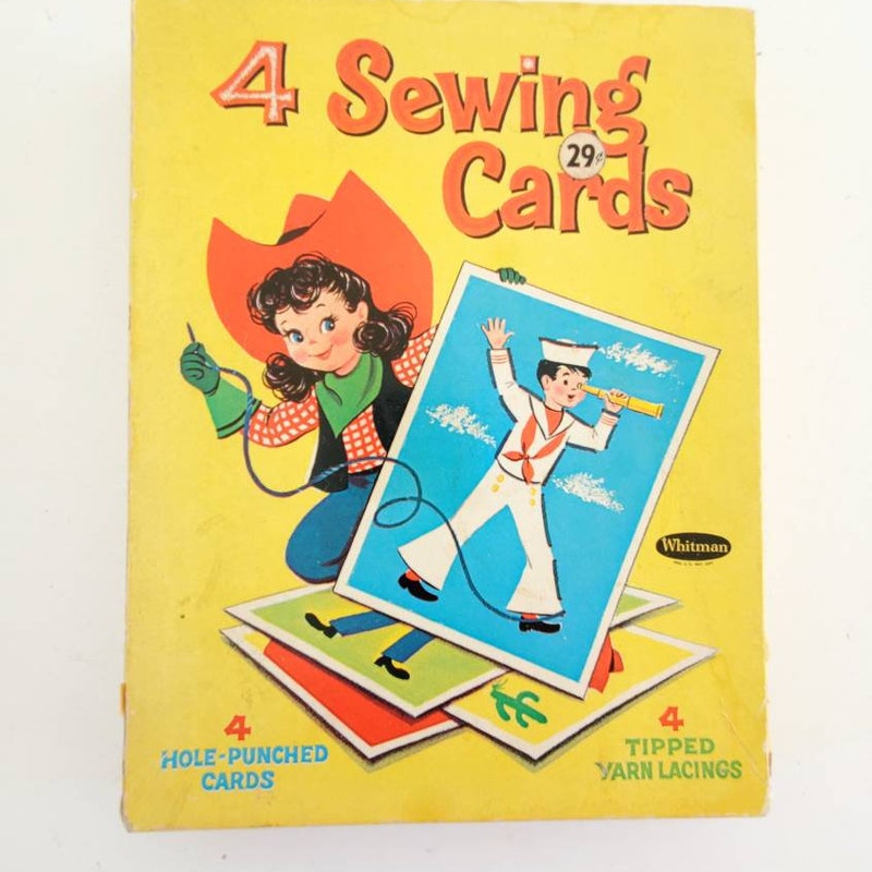 Whitman Sewing Cards - Etsy
