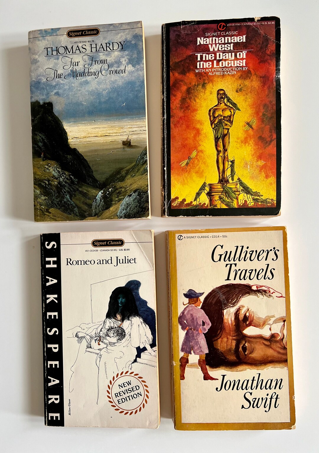4 Vintage Signet Classics Lot Collection//assorted Books: Romeo ...