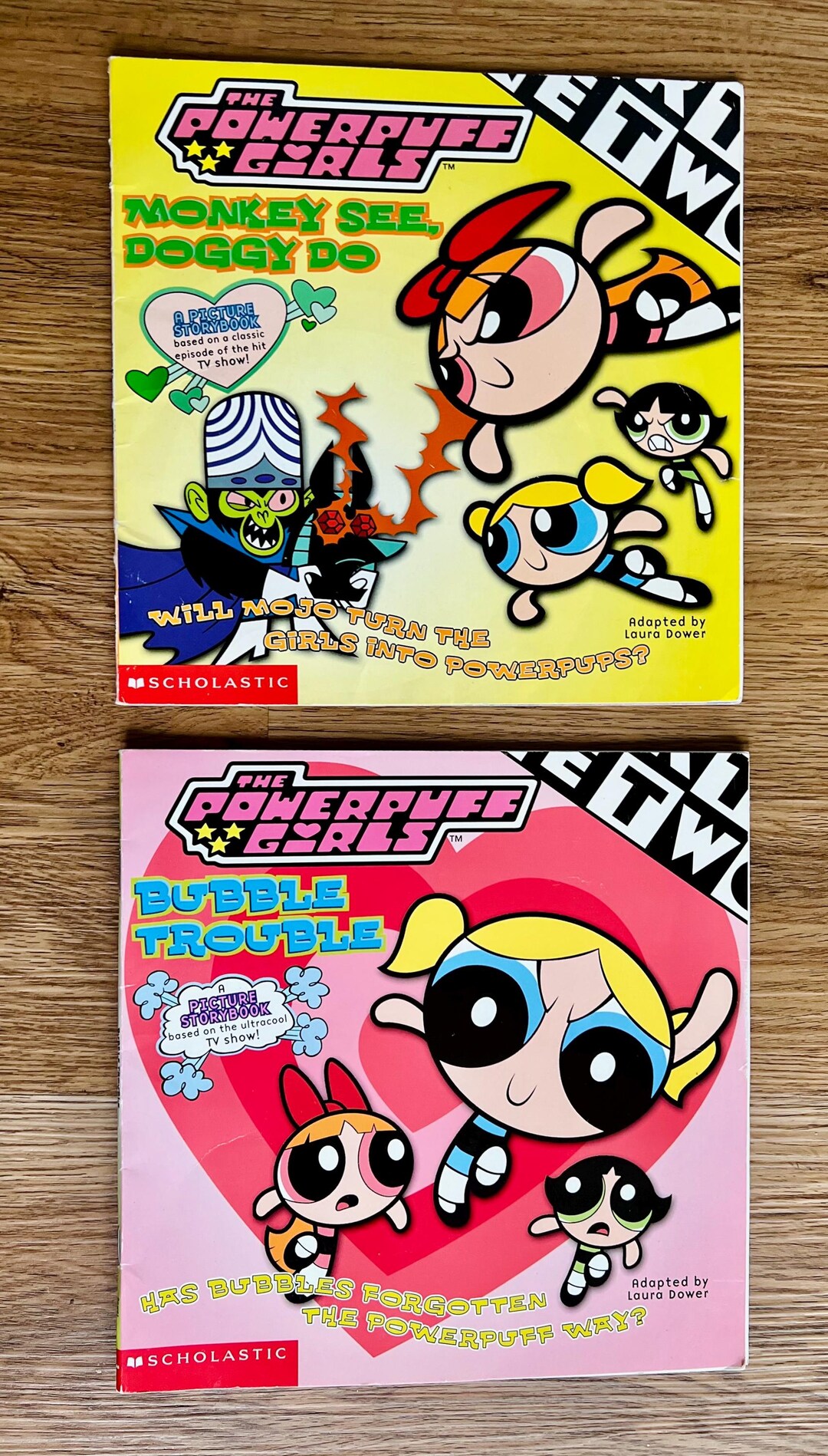 Set of Powerpuff Girls Picture Storbook Adapted by Laura Dower/vintage ...