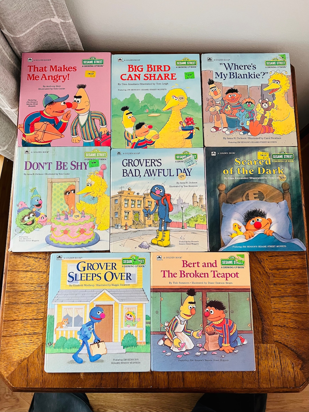 Vintage Golden Book Sesame Street Growing up Childrens Book ...