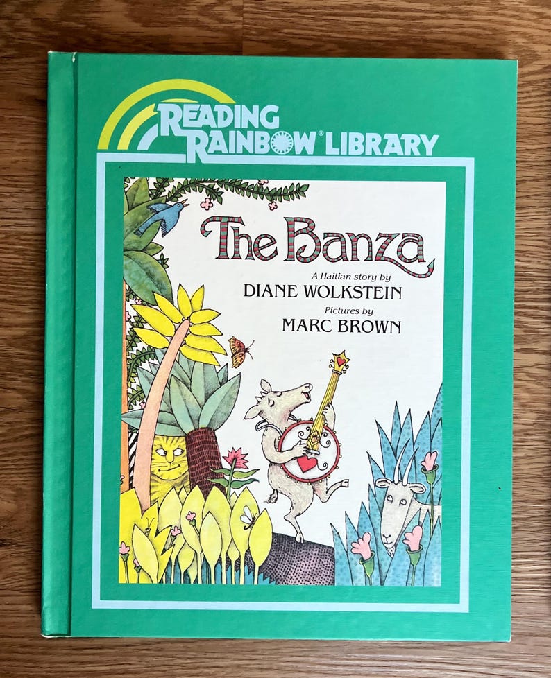 Vintage Reading Rainbow Book Set: the Banza & Could Be Worse! - 1986 ...
