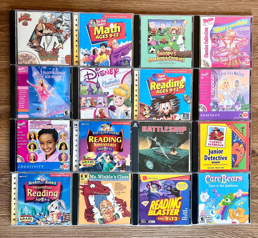 Vintage Assorted PC Games//you Choose, Sold Separately//computer Cd ...