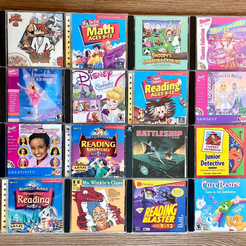 Vintage Pc Cd Rom Games - Etsy